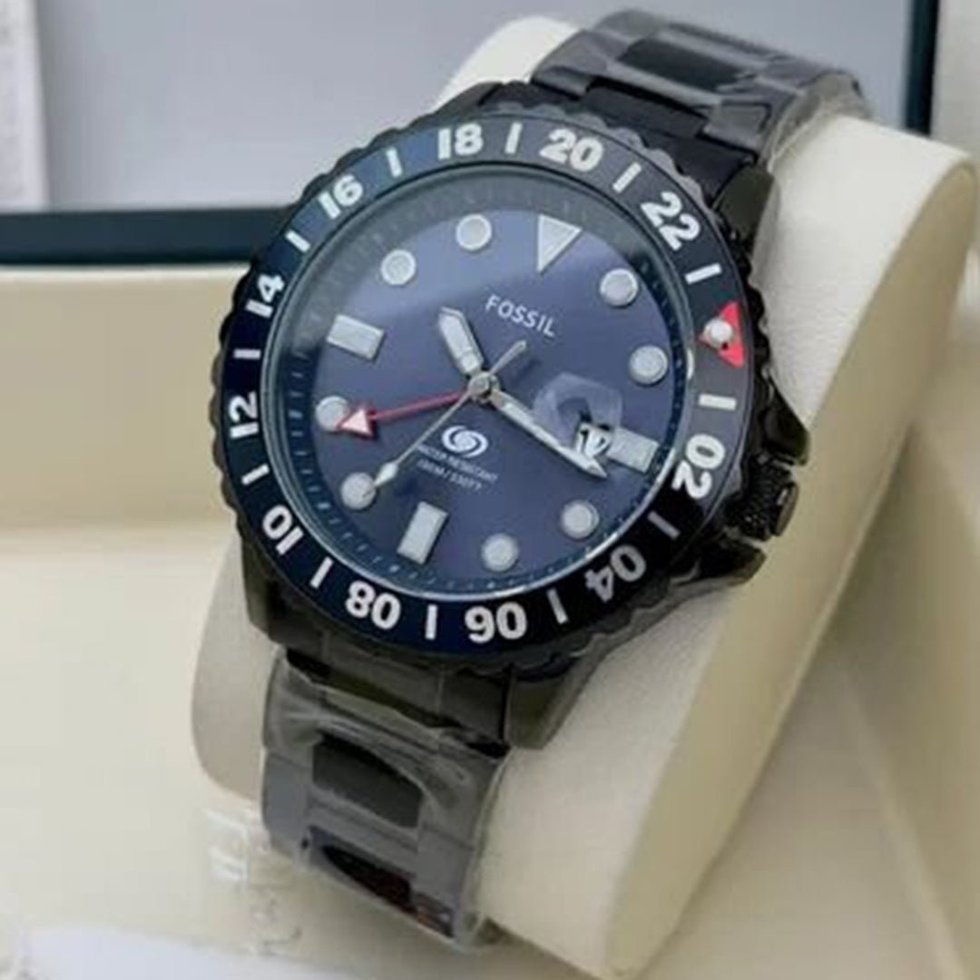 Fossil Black Metal Watch B – thebrandsales.co.in